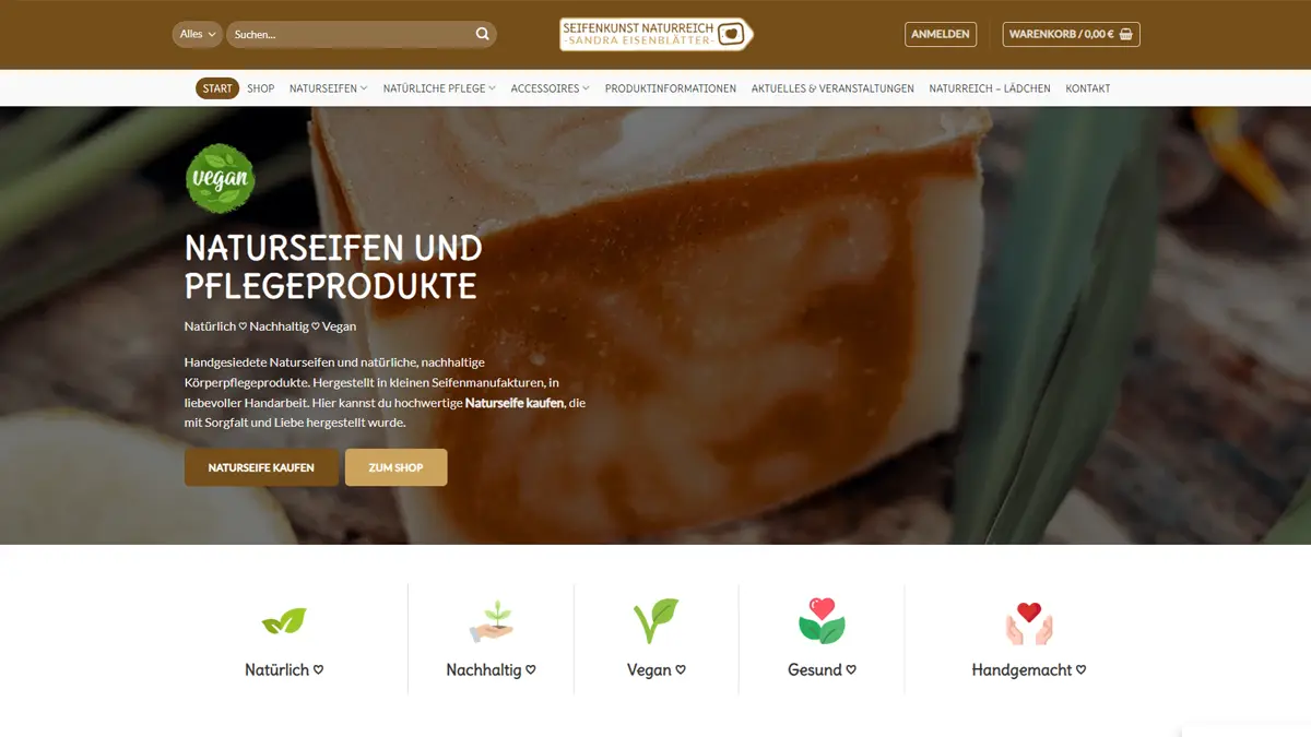 Produktinformationen – Seifenkunst Produkte entdecken